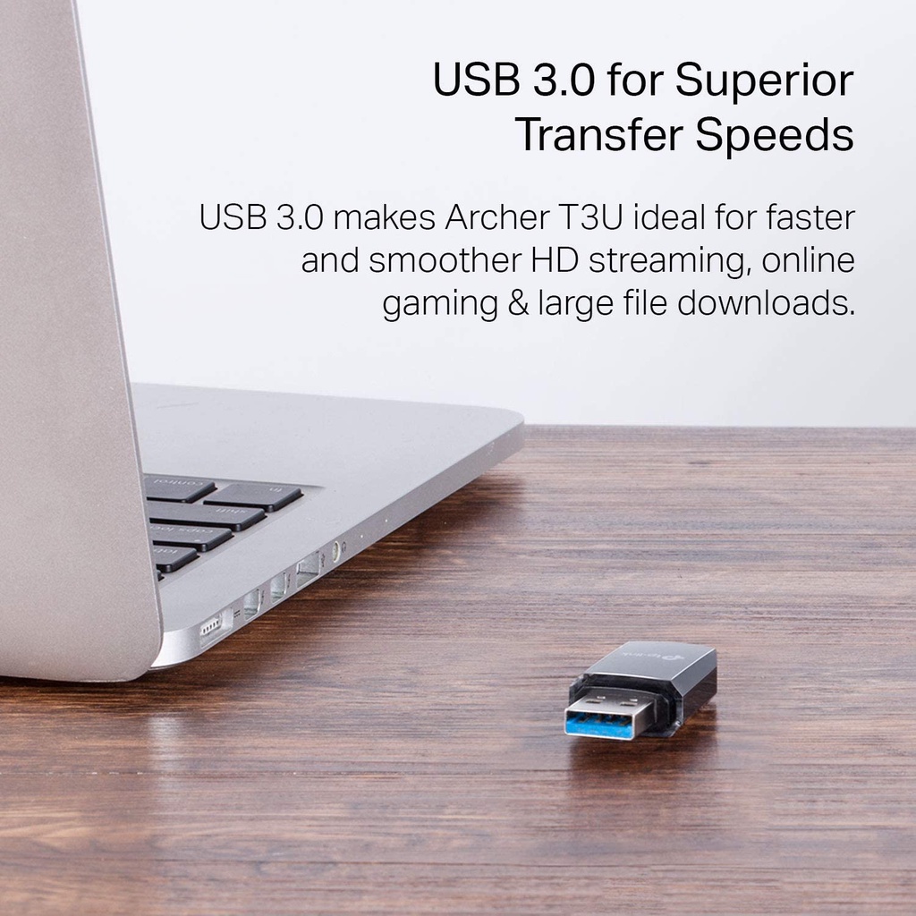 กรุงเทพฯ ด่วน 1 ชั่วโมง Tp link Archer T3U อุปกรณ์รับสัญญาณ WiFi AC1300 ...