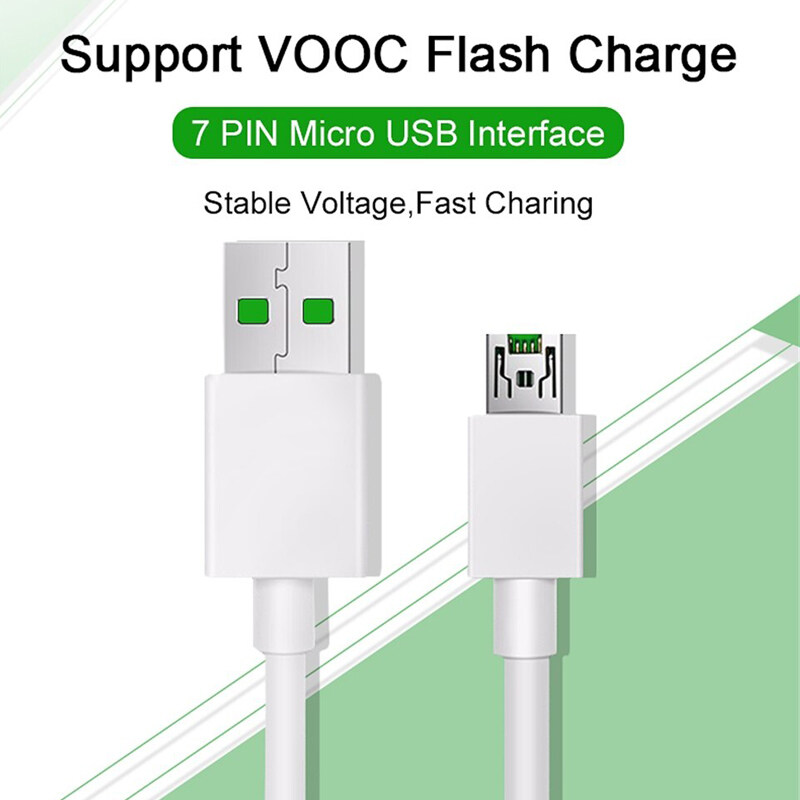 oppo สายชาร์จ Micro 5V 4A 7Pin VOOC 1เมตร 2เมตร หัวชาร์จเร็ว ของแท้ สาย ...