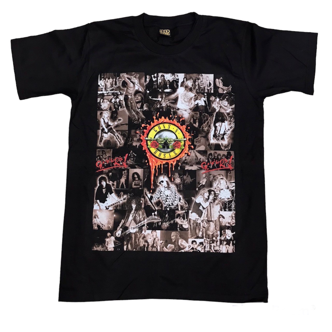 GN090 เสื้อยืดวงร็อค GUNS N ROSES กันแอนโรส เสื้อวง เสื้อยืดกันแอนโรส ...
