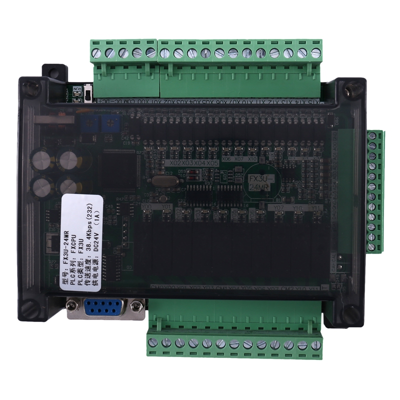 PLC Industrial Control Board FX3U-24MR High-Speed Household PLC ...