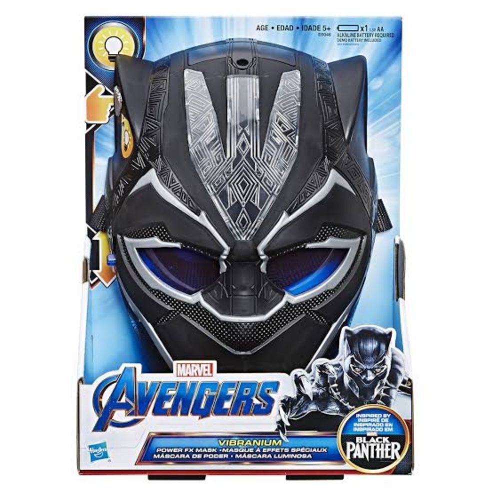 HASBRO MARVEL BLACK PANTHER POWER FX MASK ของเล่น หน้ากาก แบล็ค แพนเธอร ...