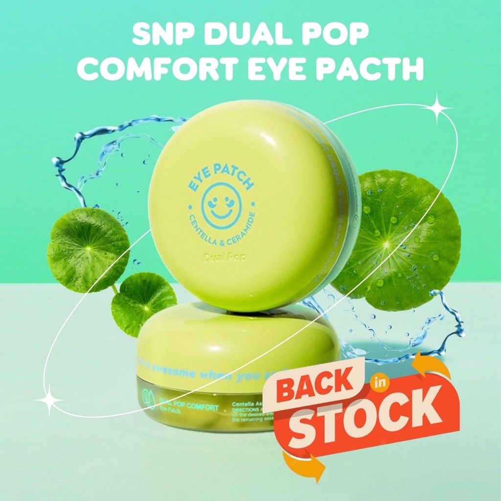 [พร้อมส่ง] SNP Dual Pop Comfort Eye Patch เอสเอ็นพี ดูอัล ป็อป คอมฟอร์ท ...