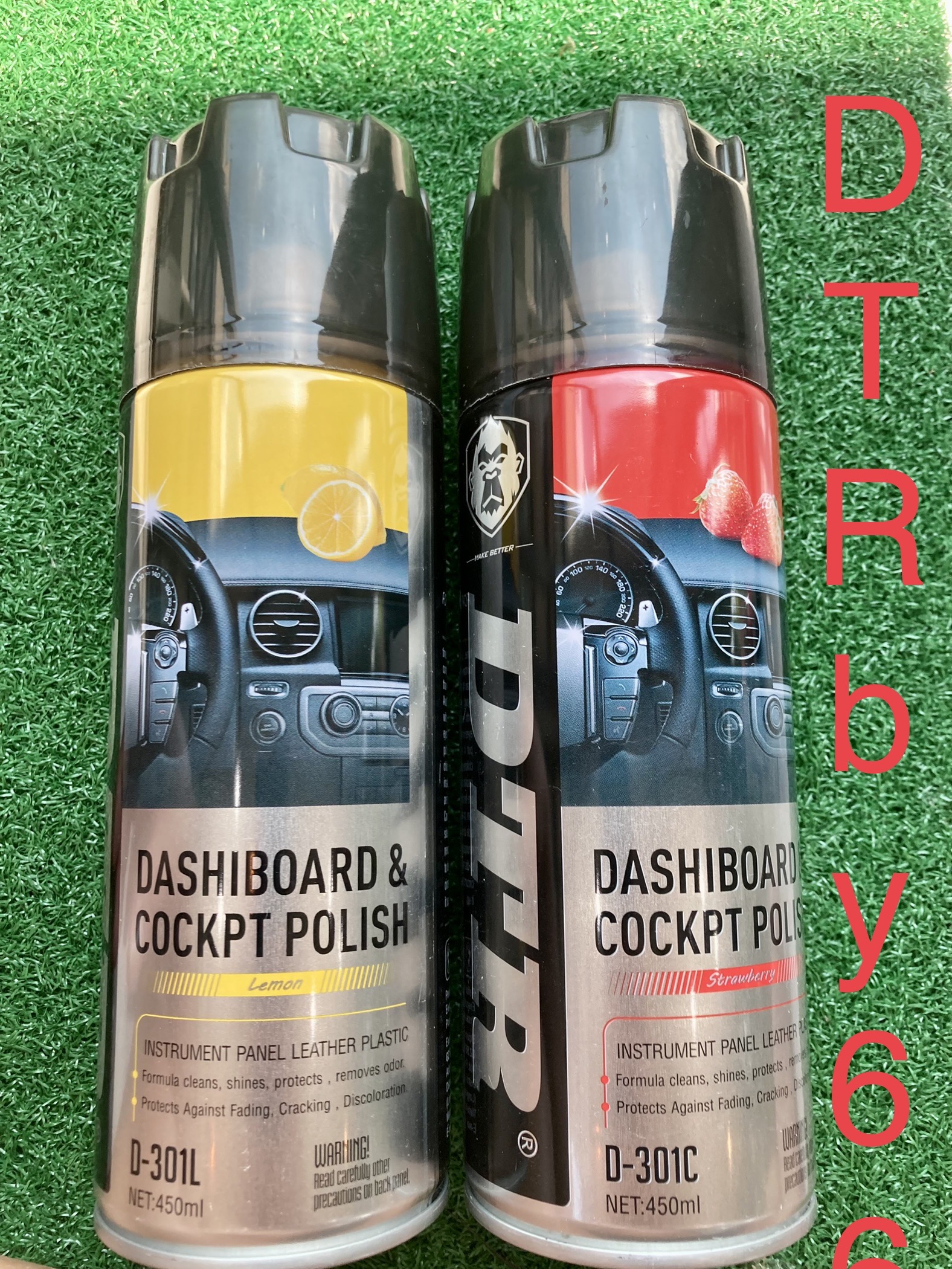 สเปรย์เคลือบเงาคอนโซลรถ DTR Dashboard & Leather Polish คอนโซล รถยนต์ ...