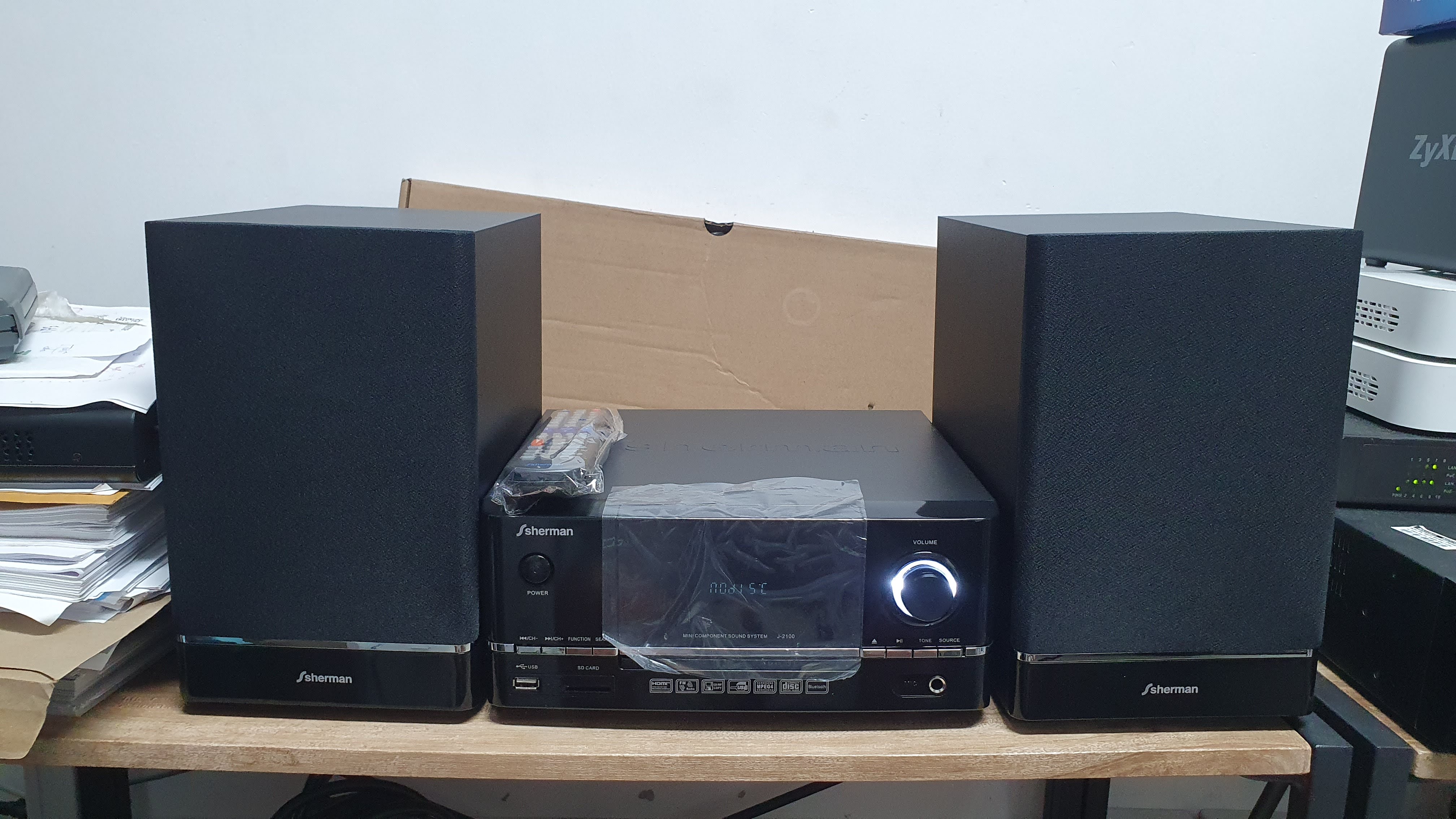 Sherman J-2100 mini compo เรียบ ๆ เสียงดี ด้วยประสิทธิภาพเสียงอันทรง ...