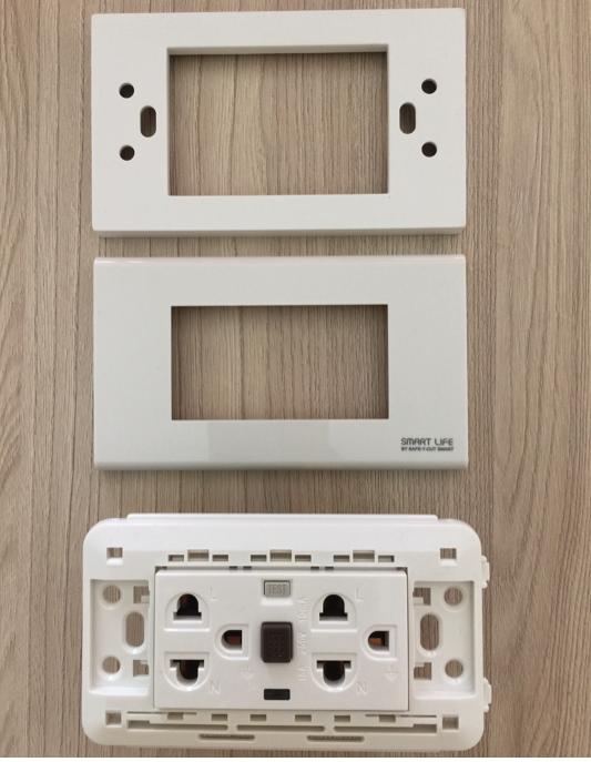 Safe-T-CUT ปลั๊กกราวด์ เต้ารับ แบบมีกันดูดในตัว เพื่อคนที่คุณรัก รุ่น ...