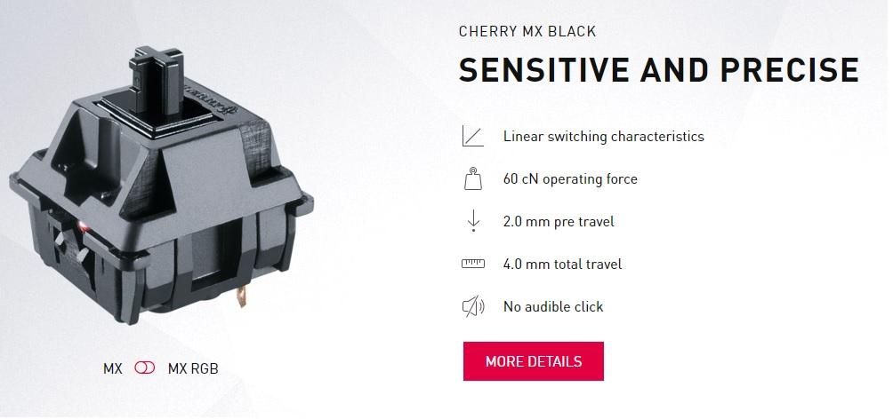 CHERRY MX BLACK Switch 10 Pcs./Set [BY GTSSHOP] - GTSSHOP - ThaiPick