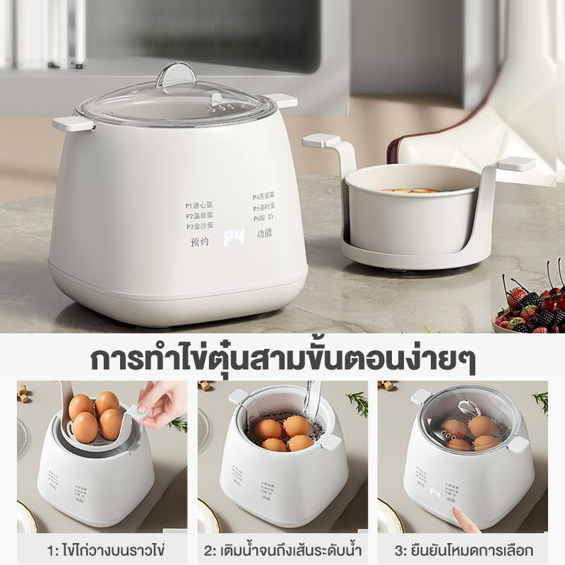 Tixx multi-function egg cooker egg laying 12h food grade pp material ...