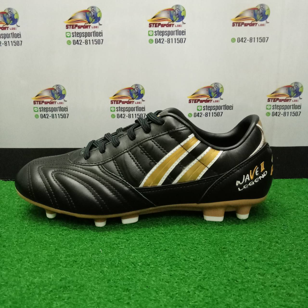 Pan(แพน)รองเท้าฟุตบอล รองเท้าสตั๊ด Pan WAVE II รหัสสินค้า PF-15TR ...