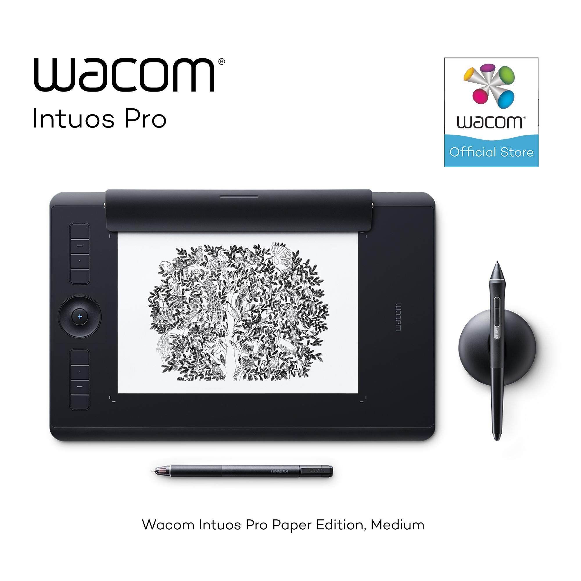 Wacom Intuos Pro M Paper Edition (PTH-660/K1) แท็บเล็ตสำหรับวาดภาพ ...