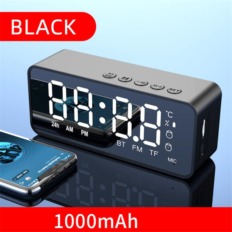 Small Alarm Clock Portable Cannon Mini Voice Broadcast the Card Instert ...