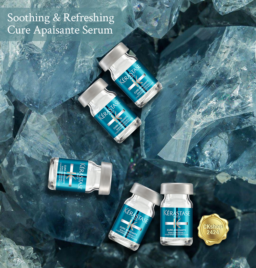 KERASTASE Cure Apaisante 12x6ml. เคเรสตาส เคียว อะเพียซองท์ เซรั่ม ...