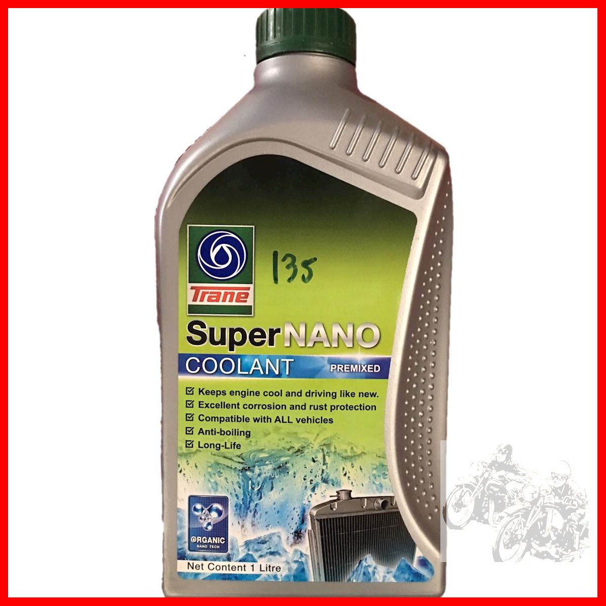 ชิ้นส่วน อะไหล่มอเตอร์ไซค์ น้ำยาหล่อเย็นหม้อน้ำ Trane super nano ...