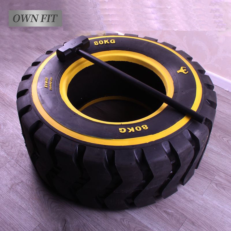 ☾卐 Fitness tire thornless power explosive strength physical endurance ...