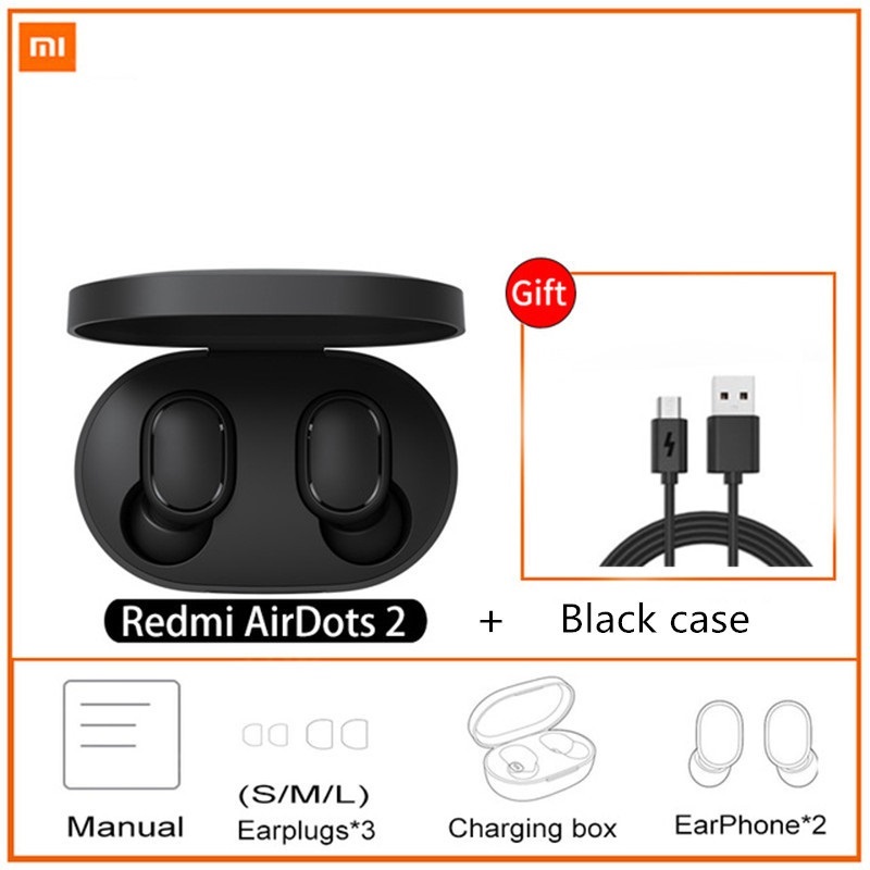 Airdots 2 TWS Wireless Headset Mi Redmi Bluetooth - VrMI3BT7 - ThaiPick