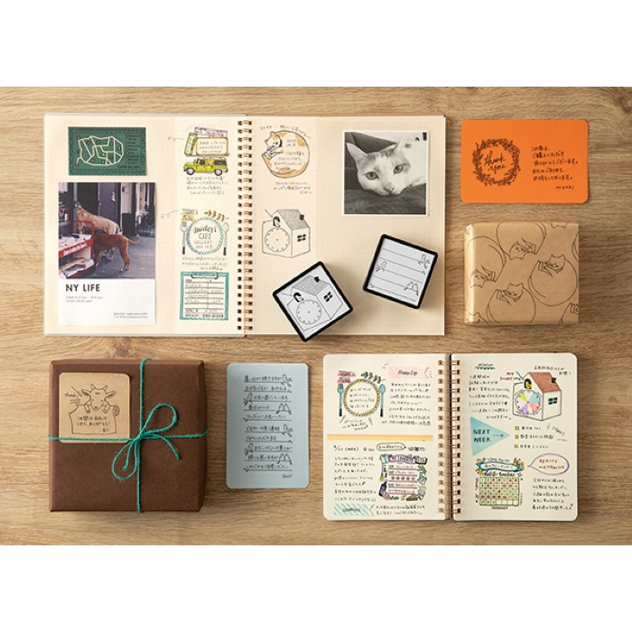 MIDORI Paintable stamp Pre-inked Calendar (D35399006) / ตัวปั๊มแบบมี ...