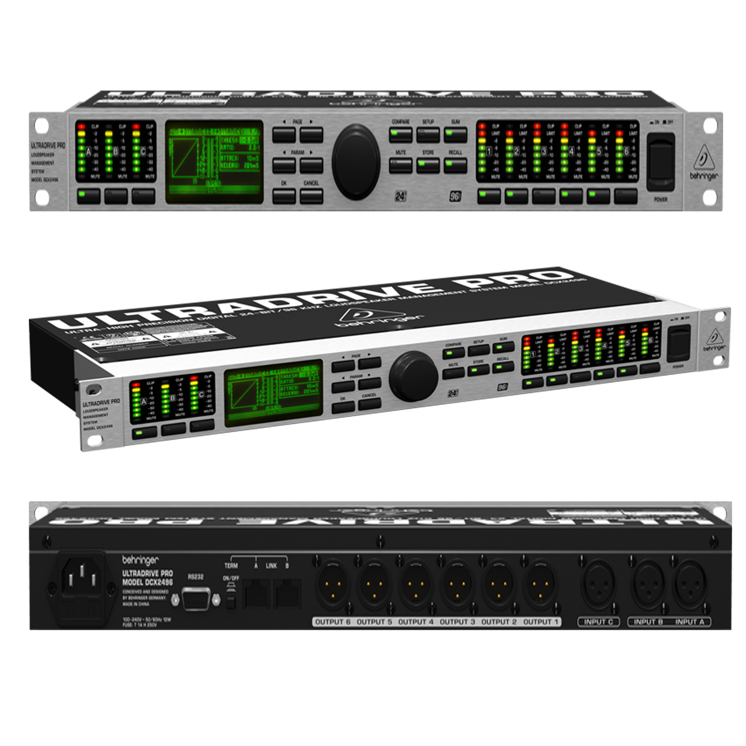 DIGITAL SPEAKER PROCESSOR ดิจิตอล สปิกเกอร์ โปรเซสเซอร์ BEHRINGER DCX ...