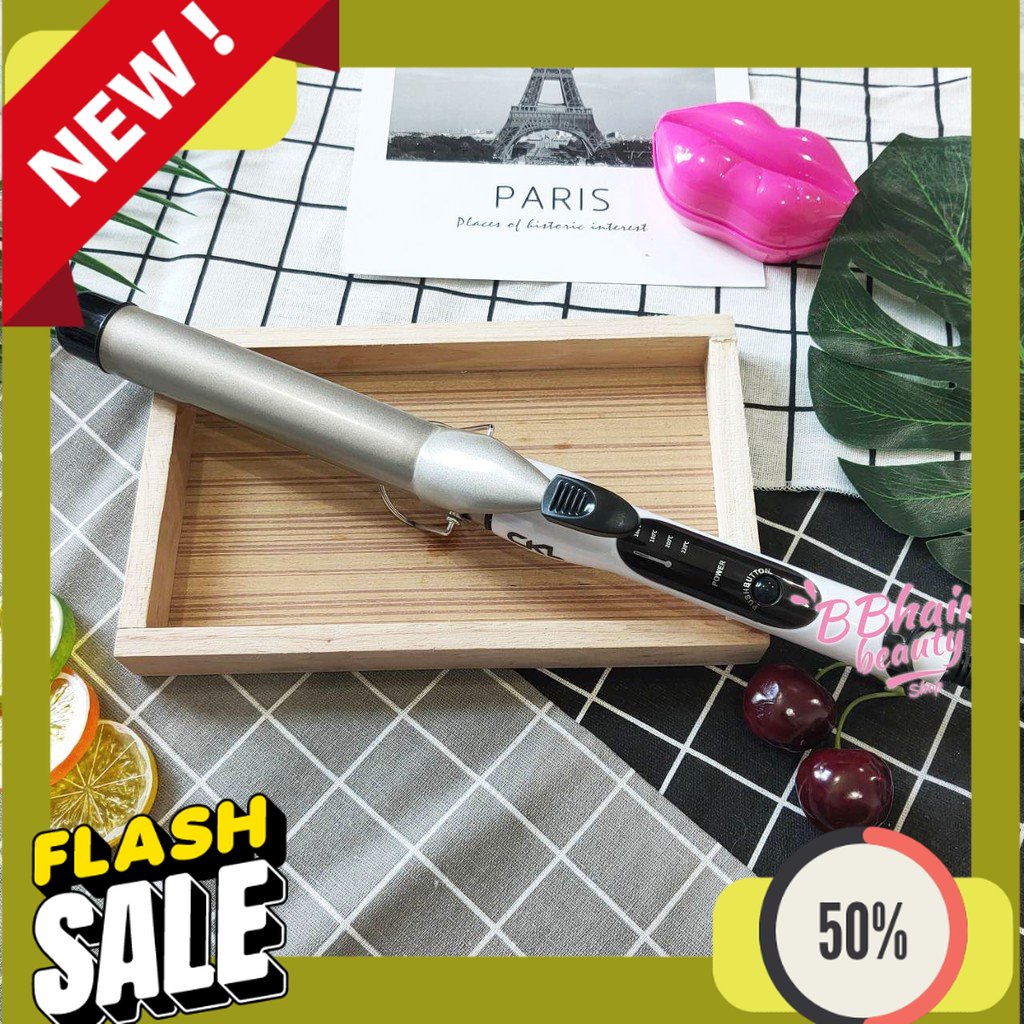 FHG12 CKL 730 JMF8886 ปรับความร้อนได้ เครื่องม้วนผม ร้อนเร็ว ถนอมผม แกนม้วนผม แกนม้วนเซรามิค CB ...