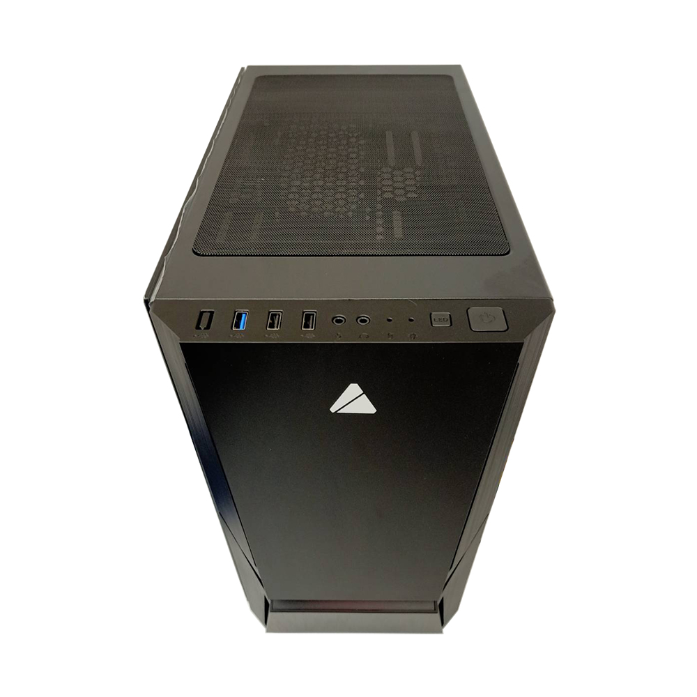 AZZA Micro ATX Mid Tower Tempered Glass RGB LUMINOUS 110 - Black - Linkworld electronic ...