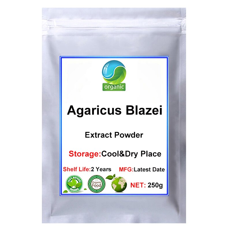 Organic Agaricus Blazei Murill Extract 99% Powder Brazilian Mushroom ...