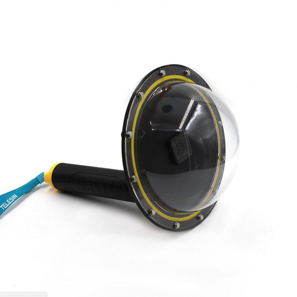 TELESIN 6" Dome Port for GoPro Hero5/ Hero6 with Floaty Bobber and ...