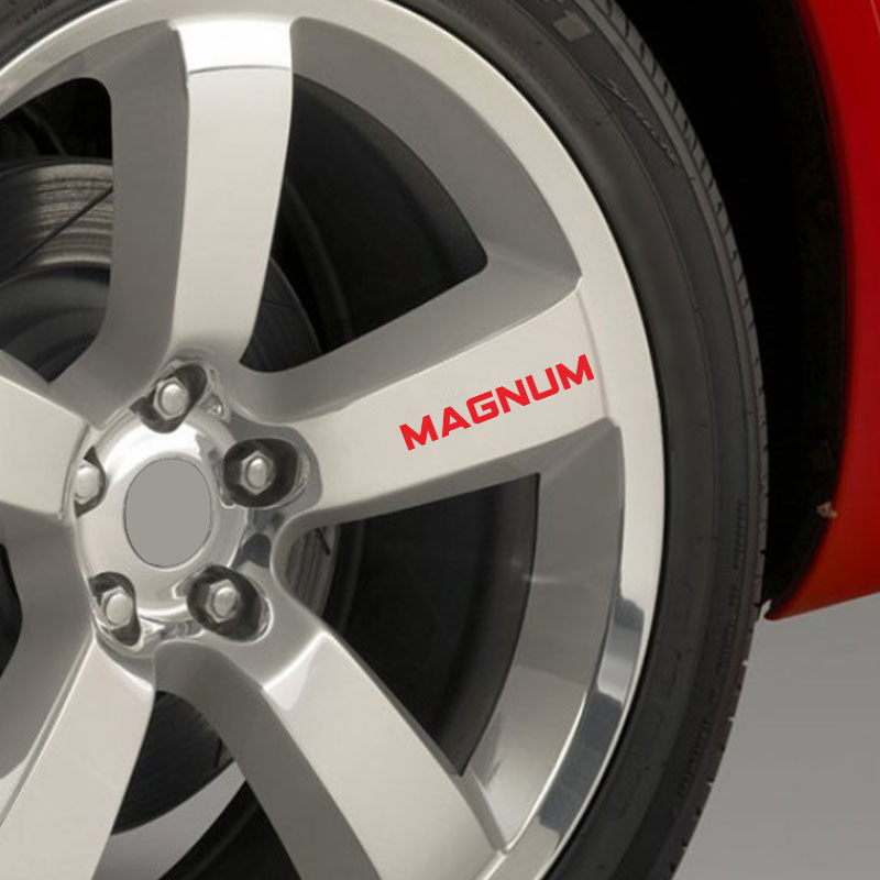 4Pcs Car Wheels Rims Racing Decal Sticker for Dodge Magnum Auto ...
