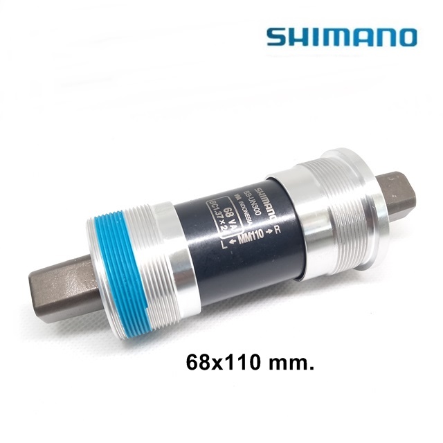 กระโหลกจักรยาน SHIMANO UN-BB300 กระโหลกแบริ่งชนิดกระโหลกเหลี่ยม ขนาด ...