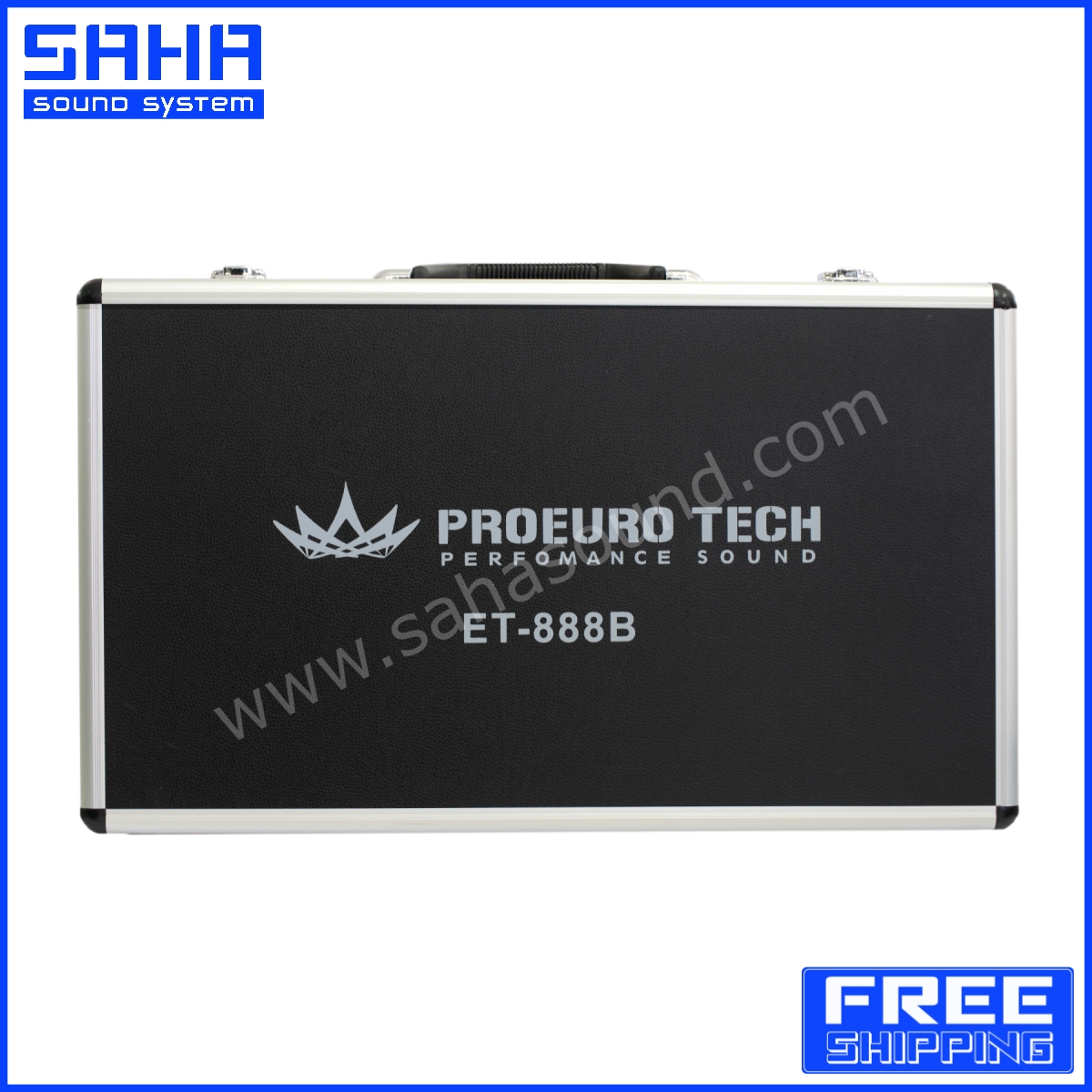 ส่งฟรี PRO EUROTECH ET-888B (UHF) ไมค์ลอย - ถือคู่ เสาหน้า (ด้ามอลูฯ) ความถี่ใหม่ 803-806 MHz ...
