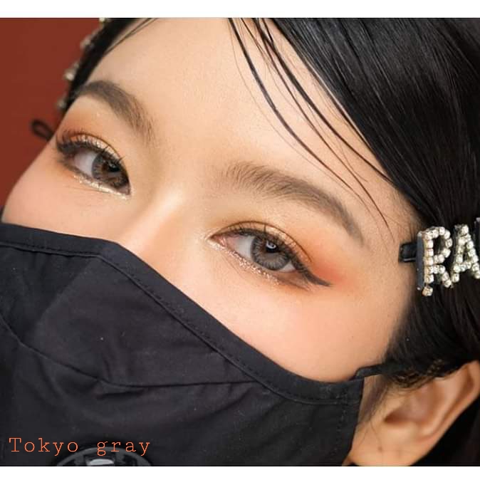 คอนแทคเลนส์ยี่ห้อ Dream color1 รุ่น Tokyo Gray - WINKBIGEYES - ThaiPick