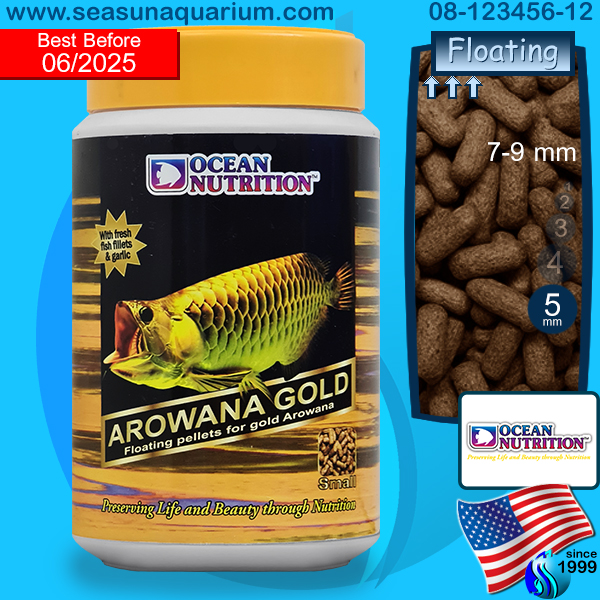 🐟 Ocean Nutrition Arowana Gold / Arowana Red S / L 80g 260g 300g อาหารปลาอโรวาน่า ปลามังกร อาหาร ...