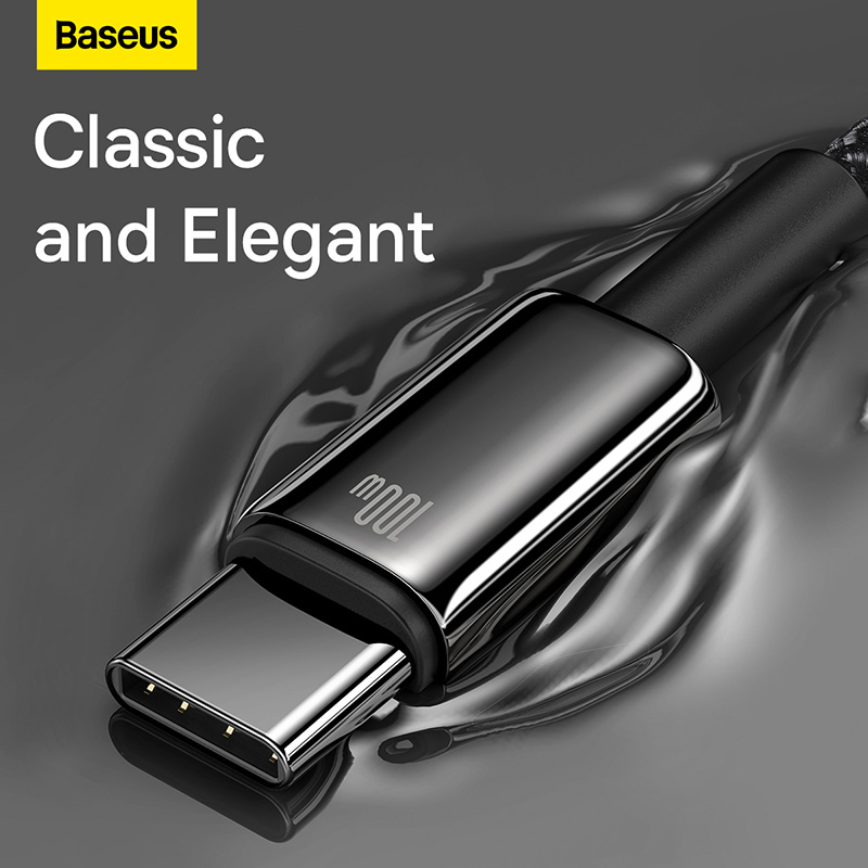 [แพ็คส่งเร็ว1วัน] Baseus สายชาร์จเร็ว 3 in 1 USB + Type C to C / M / L Cable 100W Max สายชาจ ...