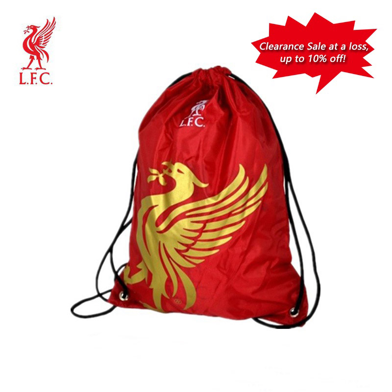 ลดล้างสต๊อกกระเป๋ายิมสโมสรฟุตบอลลิเวอร์พูล Bundle Pocket LFC Drawstring Bag - Kop Store - ThaiPick