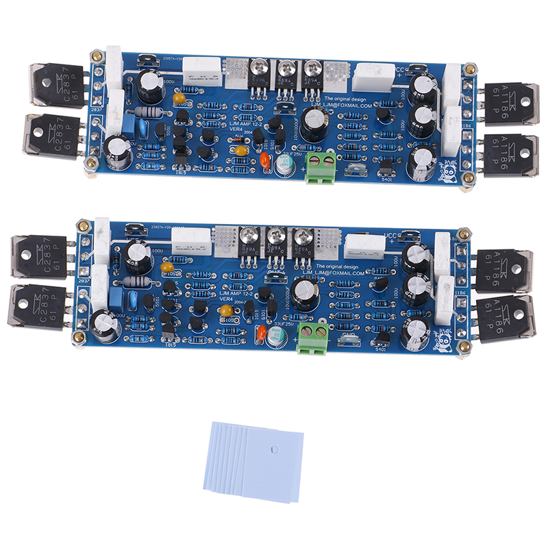 2PCS Audio L12-2 Power Amplifier Kit 2 Channel AMP DIY Kit Finished ...