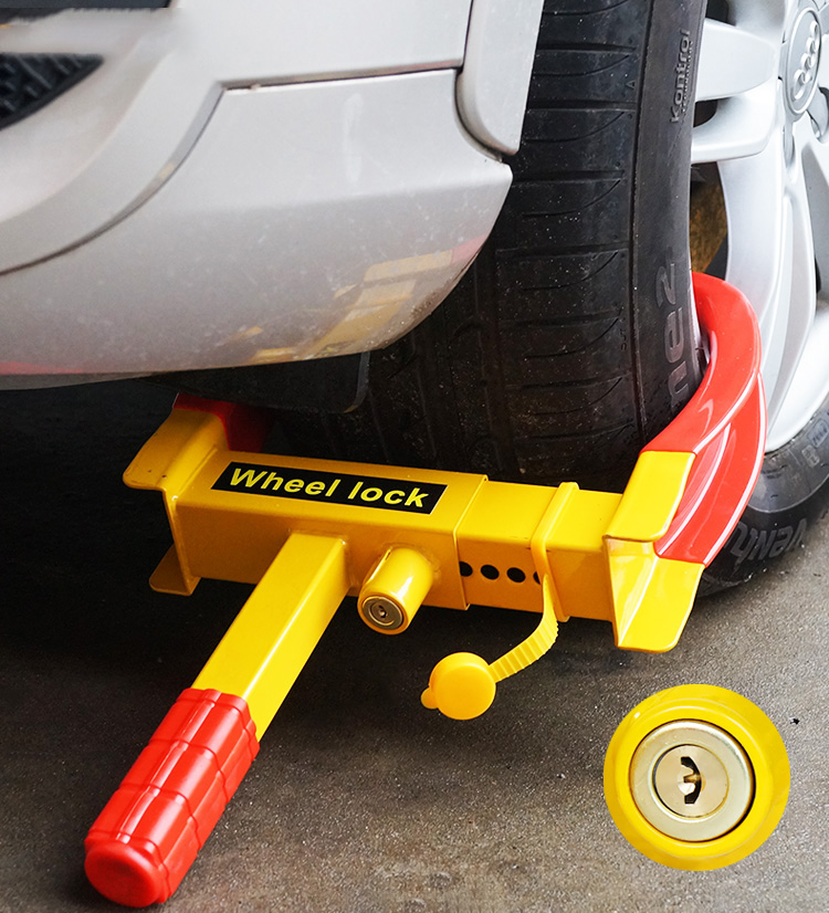 ที่ล็อคล้อรถยนต์，Heavy Duty Car Wheel Lock Clamp Boat Tyre Claw Trailer ...