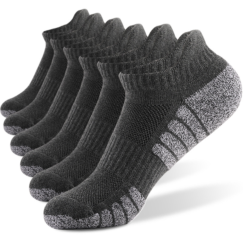 6Pairs Athletic Ankle Socks Sports Low Cut Socks Performance Thick ...