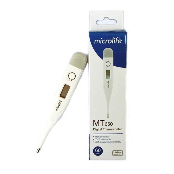 Microlife Digital Thermometer รุ่น MT650 ไมโครไลฟ์ ปรอทวัดไข้ แบบ ...
