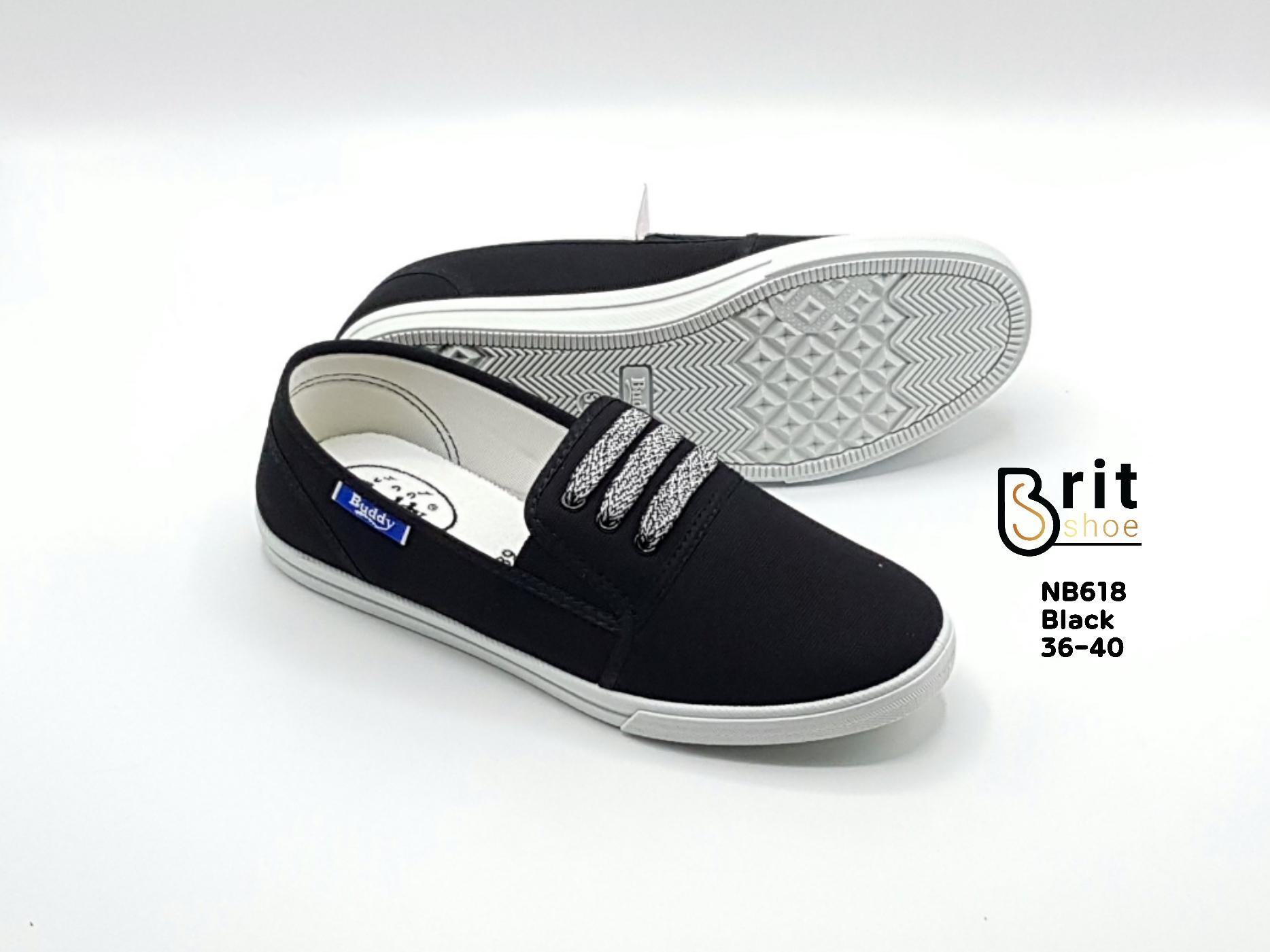 Buddy NB618 รองเท้าผ้าใบ รองเท้าสวม ผู้หญิง - BRITSHOE - ThaiPick