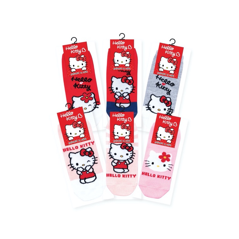 ถุงเท้าแฟชั่นลิขสิทธิ์แท้ Happi by Carson Hello Kitty 1 คู่ | Lazada.co.th