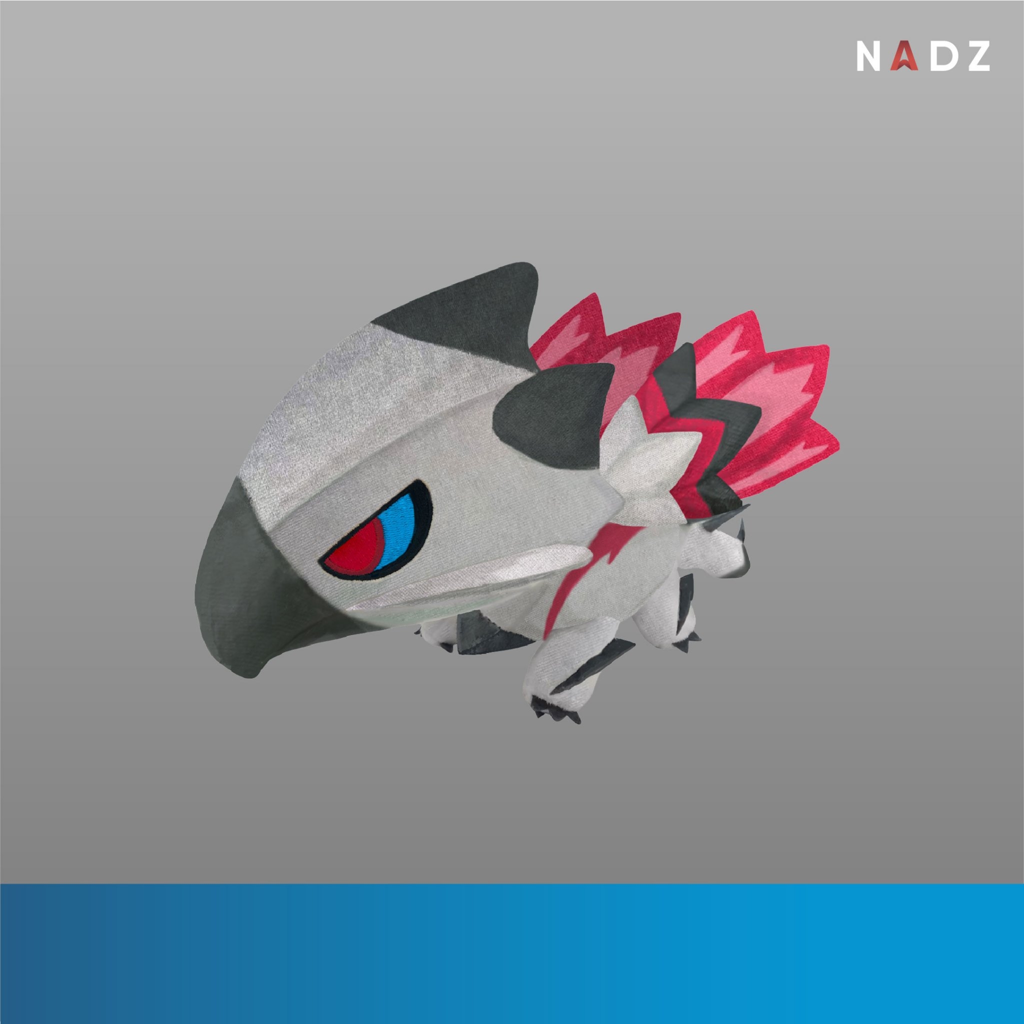 Capcom : Monster Hunter Rise Chibi - Plush Crimson Glow Valstrax - Nadz ...