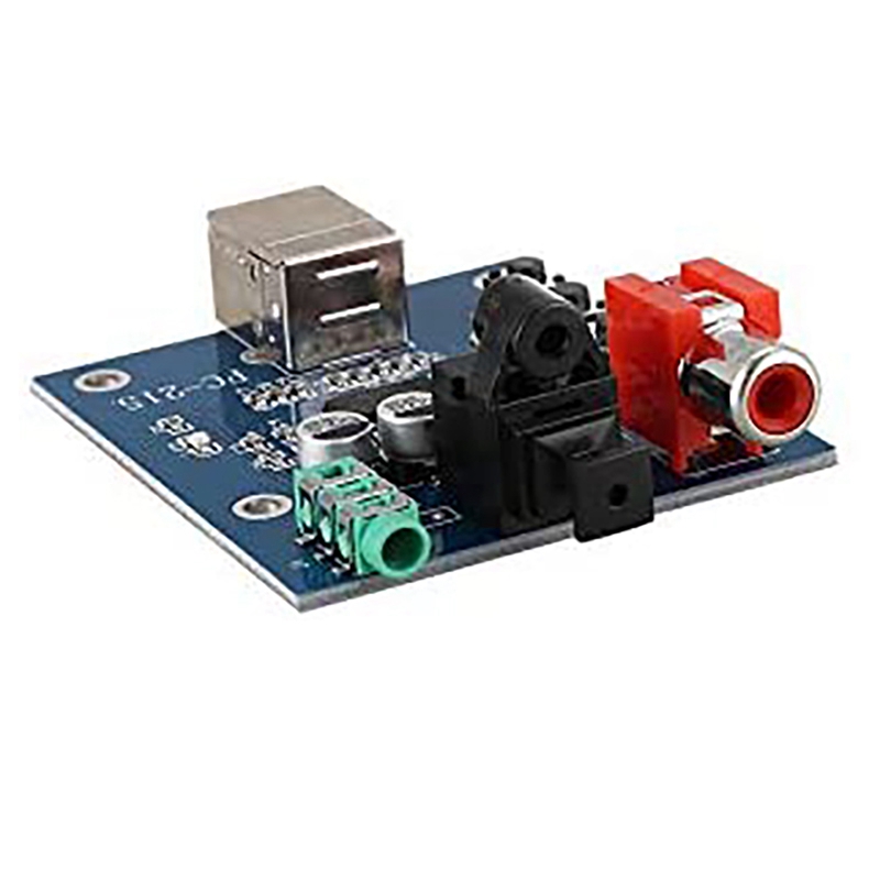 Sound Card Decoder, Decoder Board PCM2704 USB Sound Card DAC Decoder ...