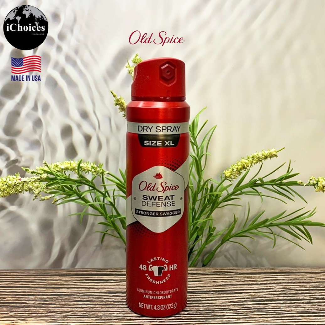 [Old Spice] Sweat Defense Stronger Swagger Dry Spray Antiperspirant 122 ...