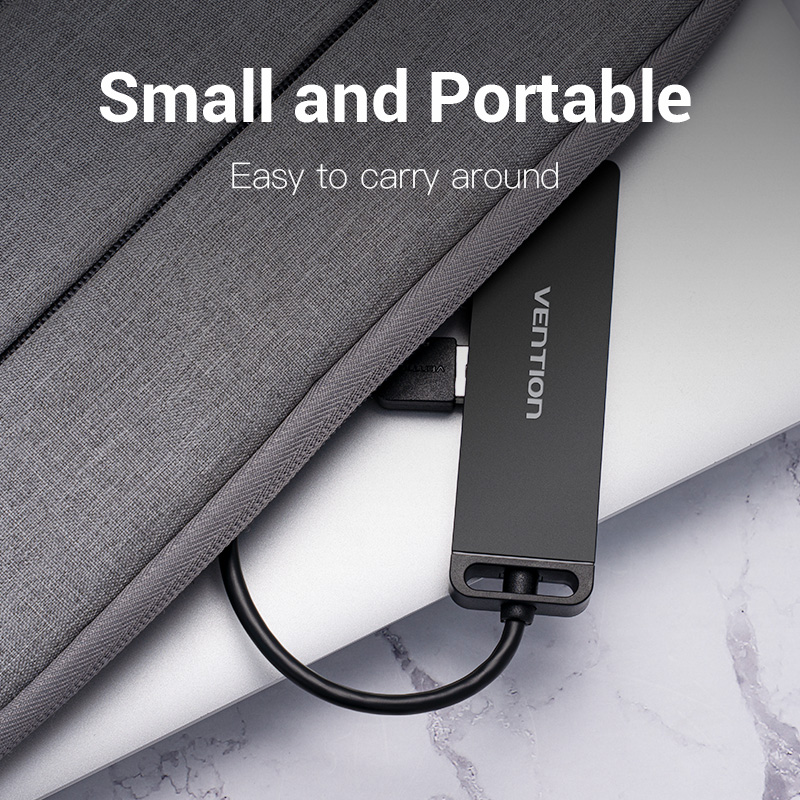 Vention 6 in 1 USB 3.0 Hub USB to USB 3.0 Micro USB Power TF SD Card ...