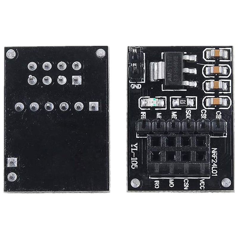 2Pcs NRF24L01+PA+LNA RF Transceiver Module with SMA Antenna 2.4 GHz ...