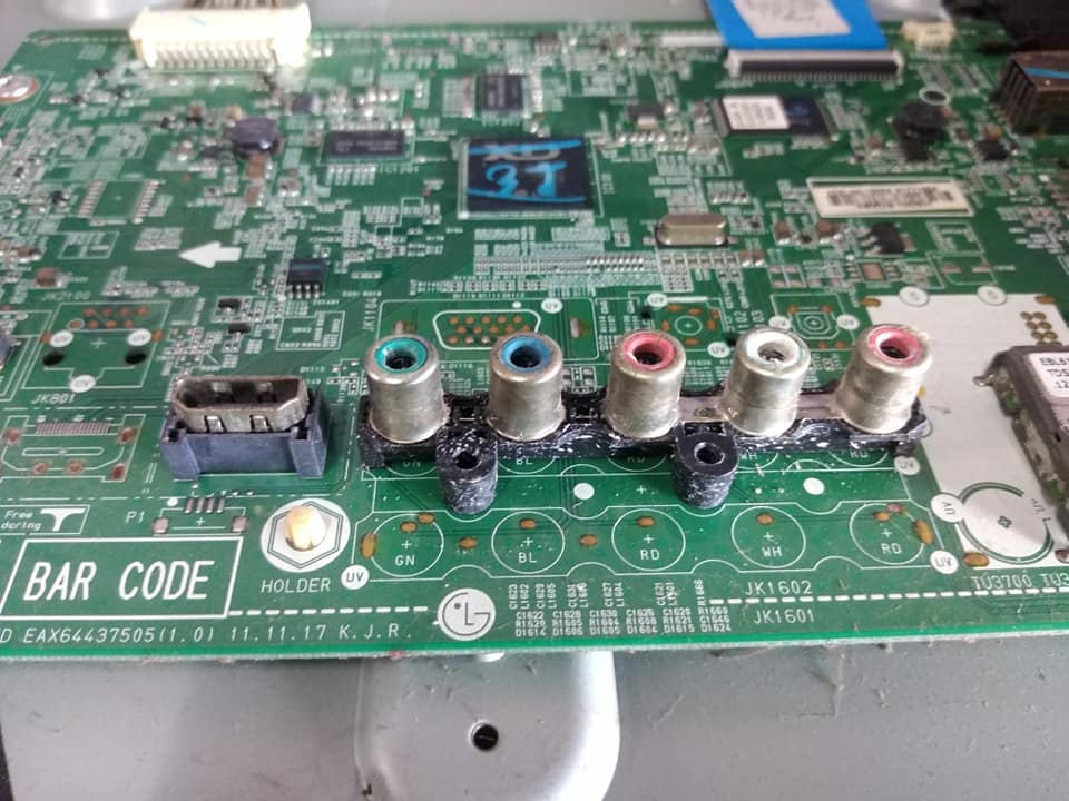 เมนบอดทีวี LG รุ่น 32CS460-TA อะไหล่แท้บอดถอด ผ่านการเทสแล้ว HDMI AV ใช้ได้ปกติ - JLELECTRONIC ...