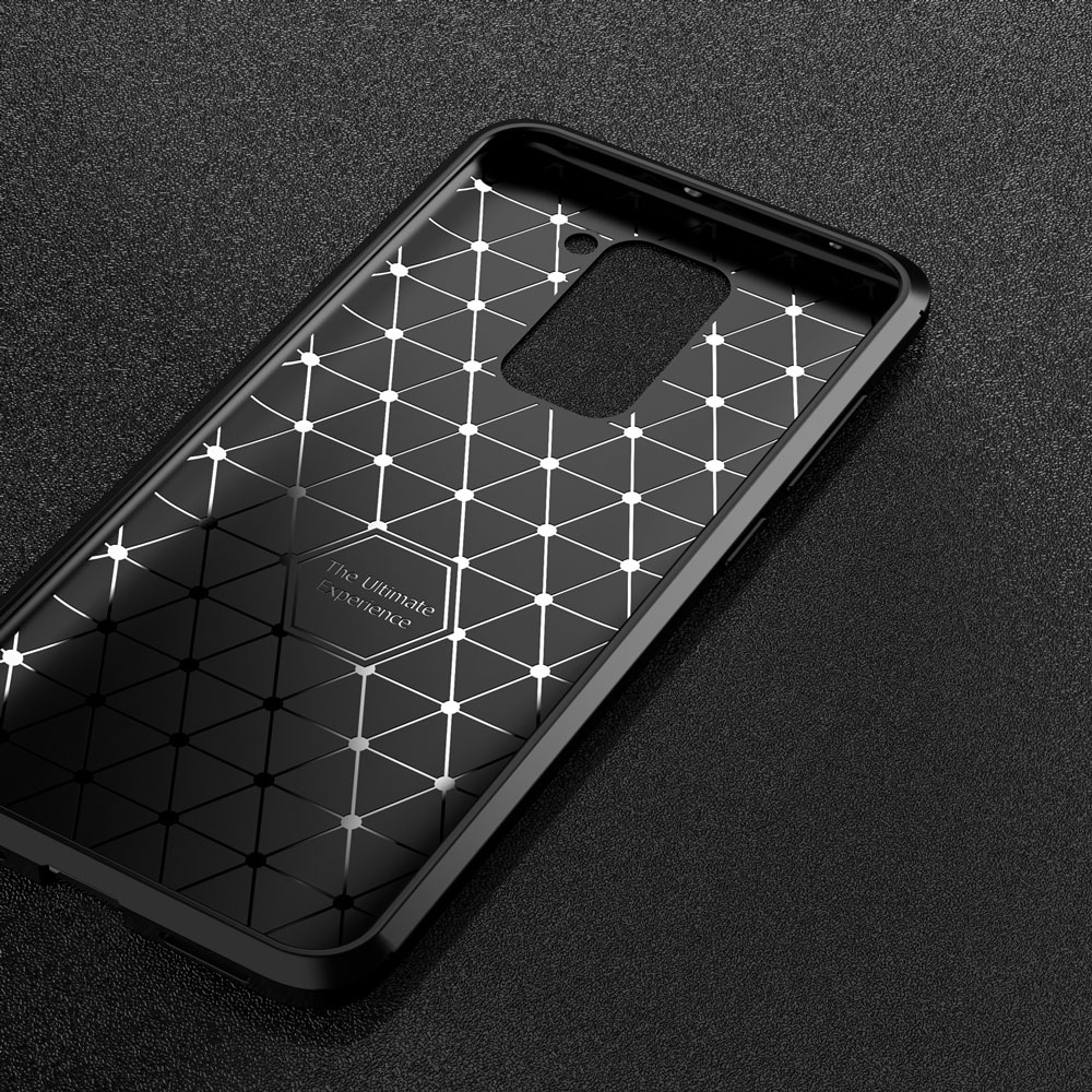 Xiaomi Redmi Note 9 Case EabHulie Carbon Fibre Grip Slip-Resistant Soft ...