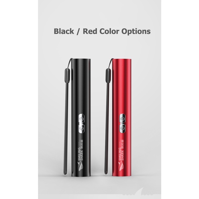 Smiling Shark LS313 Green Red Laser pointer เลเซอร์สีเขียวแบบพกพา ปากกา ...