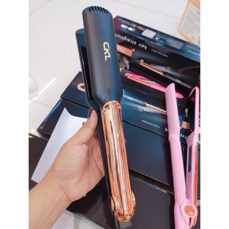 ถูกสุด!! ส่งkerry CKL736-3 เครื่องหนีบผม ถนอมผม ที่หนีบผม เครื่องรีดผม สามารถหนีบตรง ม้วนลอน ทำ ...