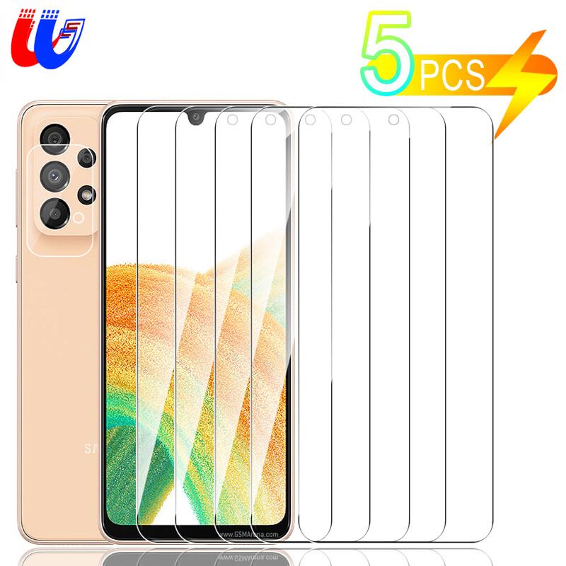 SGP Hybrid 5Pcs กระจกนิรภัยสำหรับ Samsung Galaxy A33 A53 A73 A23 A13 A03 A72 A52s A42 A32 A22 ...