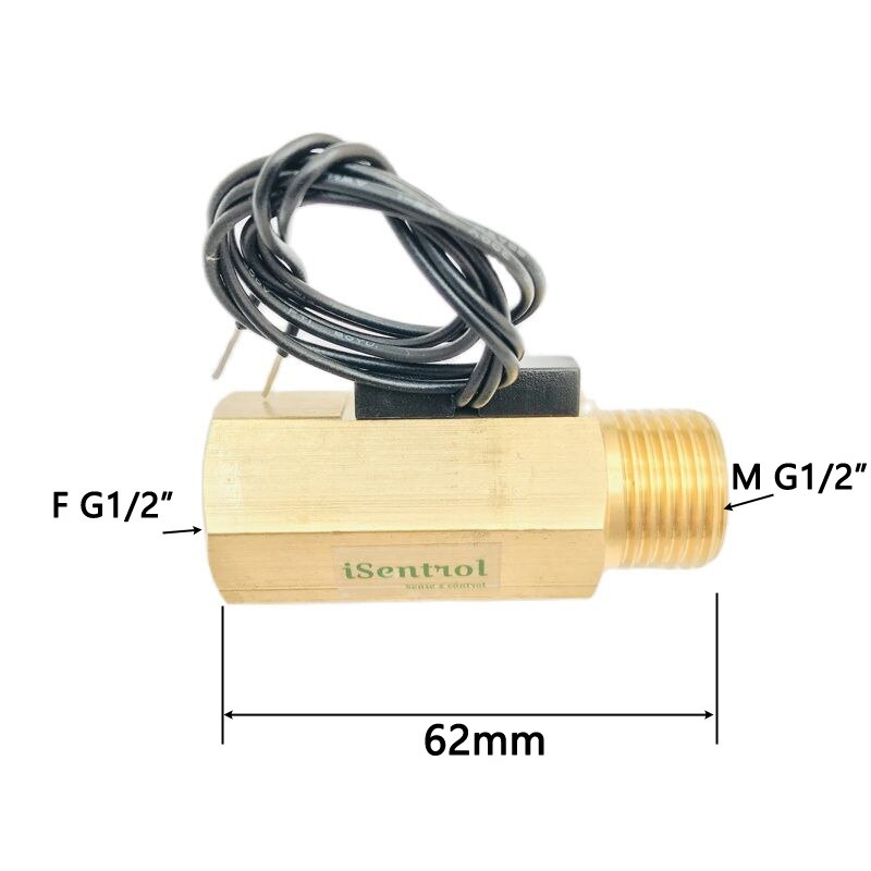 USM-FS21TC Flow Sensor Switch Reed Switch Brass Magnetic Sensor Switch ...