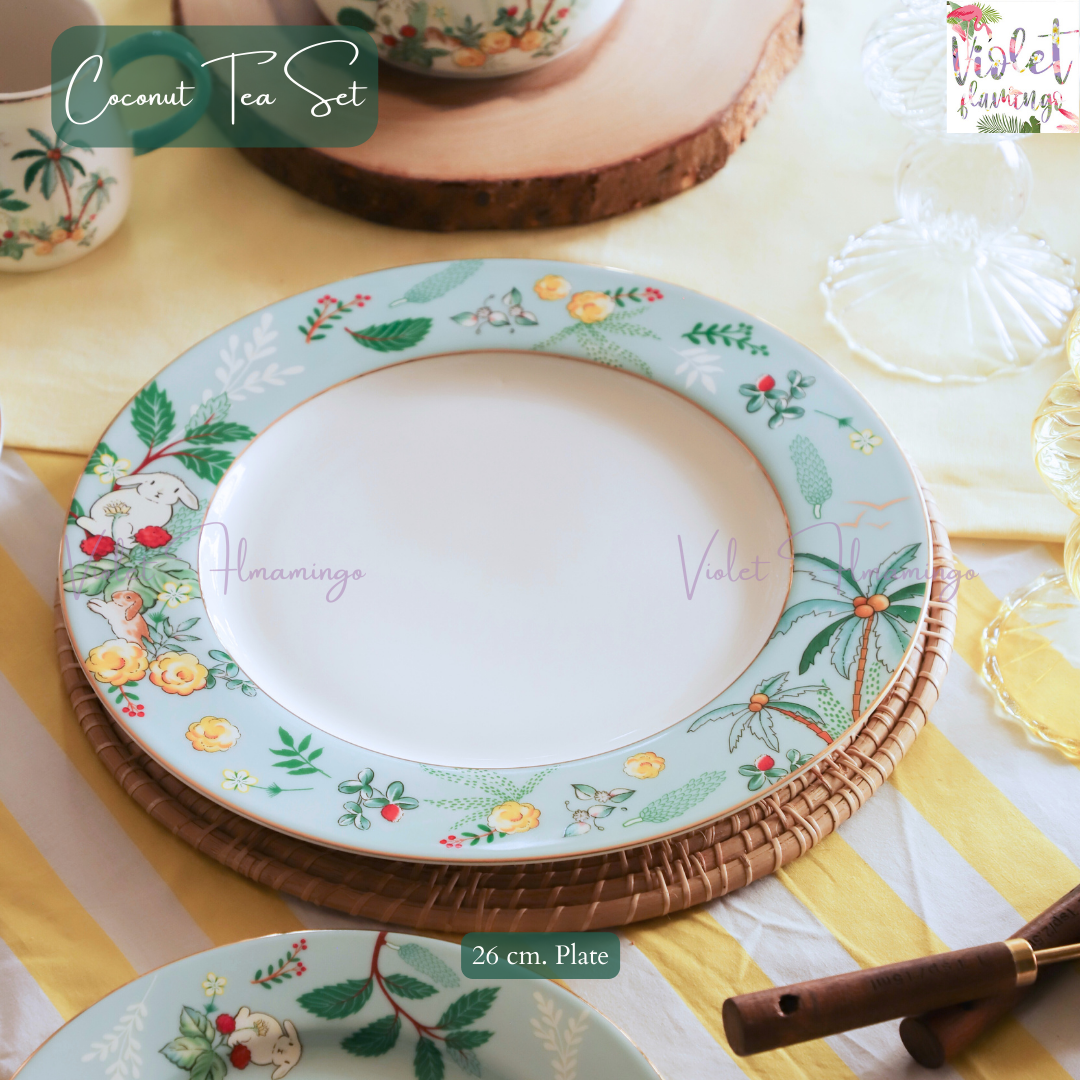 Violet Flamingo ชุดน้ำชา ชุด Afternoon Tea รุ่น Coconut Afternoon Tea ...