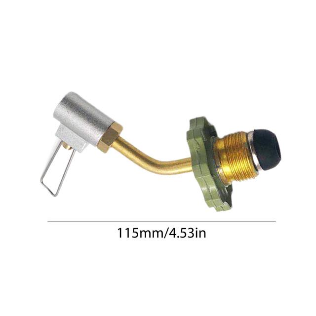 Flat Gas Tank Inflation Valve Cylinder Gas Inflate Kit Outdoor Camping ...